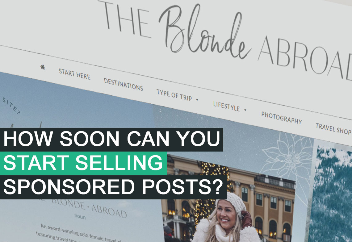 How Soon Can You Start Selling Sponsored Posts? - Monetization Method